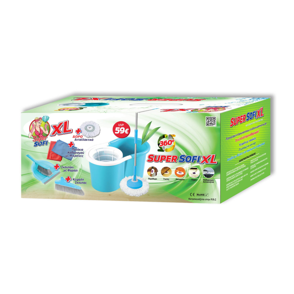 Σύστημα σφουγγαρίσματος Super Sofi Xl Smile365